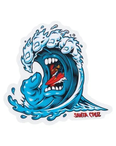 Screaming Wave Sticker | Shop Online or Instore | Beachin Surf