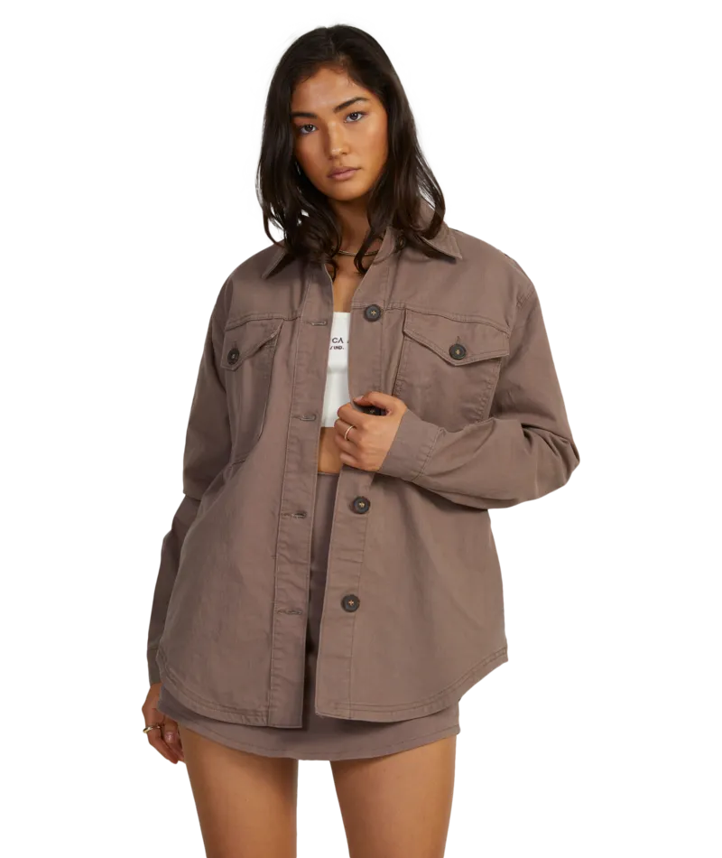 Twill Shacket | Shop Online or Instore | Beachin Surf